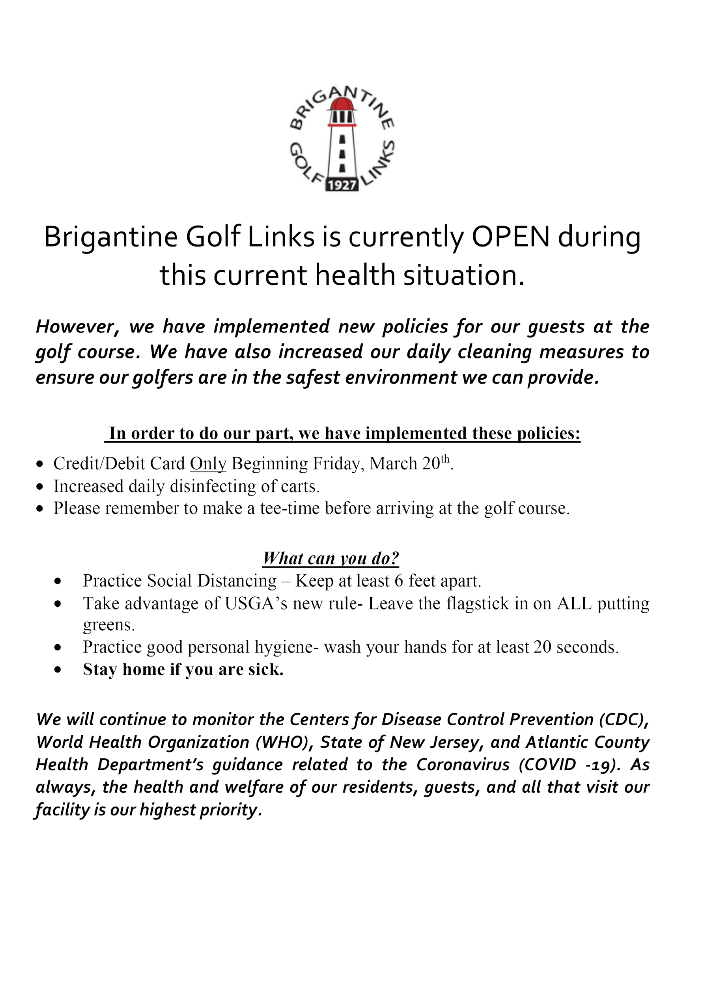 Home - Brigantine Golf Links